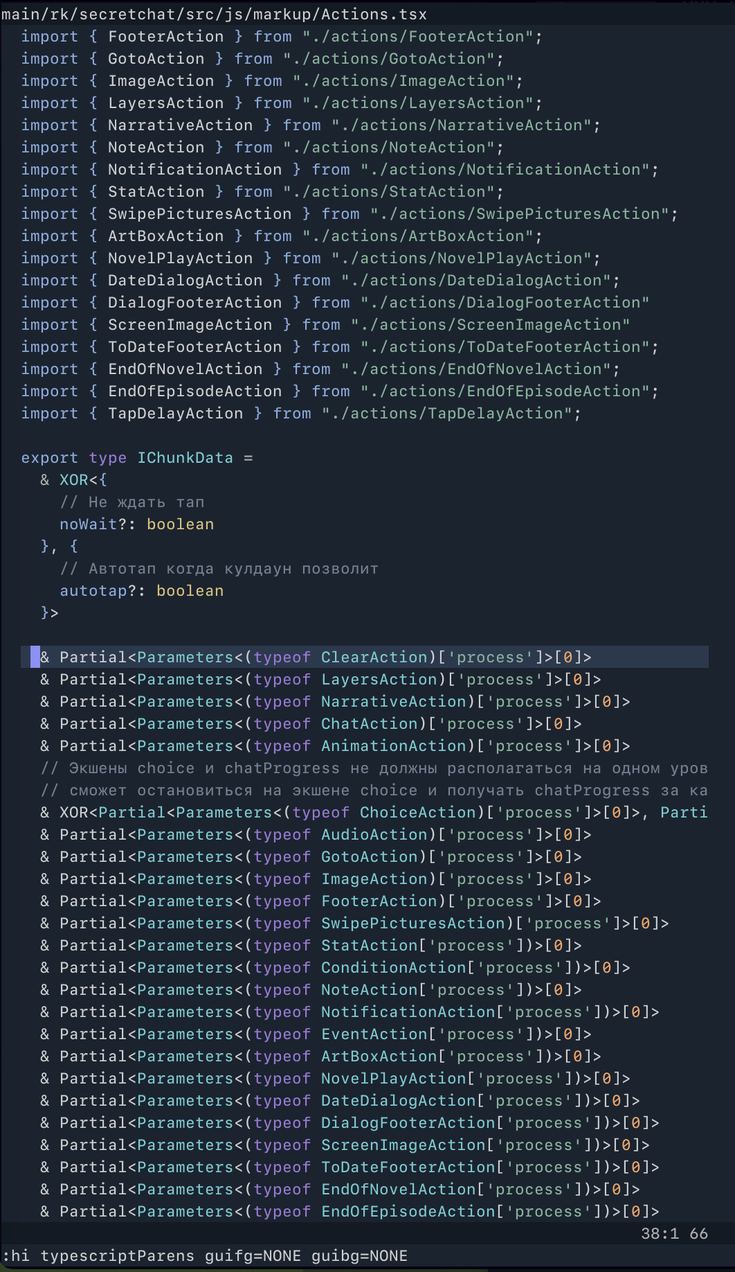 bug: Brackets under cursorline are not highlighted correctly · Issue #313 · EdenEast/nightfox ...