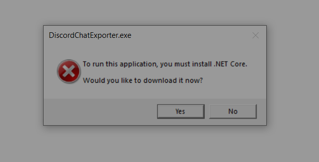 Net core required, but net core's installed · Issue #269 · Tyrrrz ...