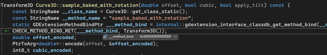 Curve3D::sample_baked_with_rotation is not getting called · Issue #1121 · godotengine/godot-cpp ...