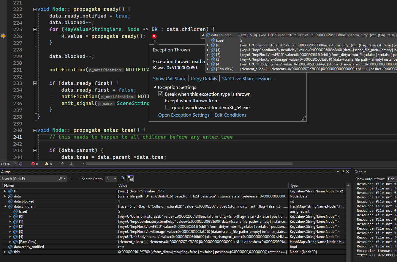 Crash when opening a specific scene · Issue #76890 · godotengine/godot · GitHub