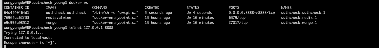 authcheck 部署好之后在本机输入localhost:8888无法打开 · Issue #5 · ztosec/secscan-authcheck · GitHub