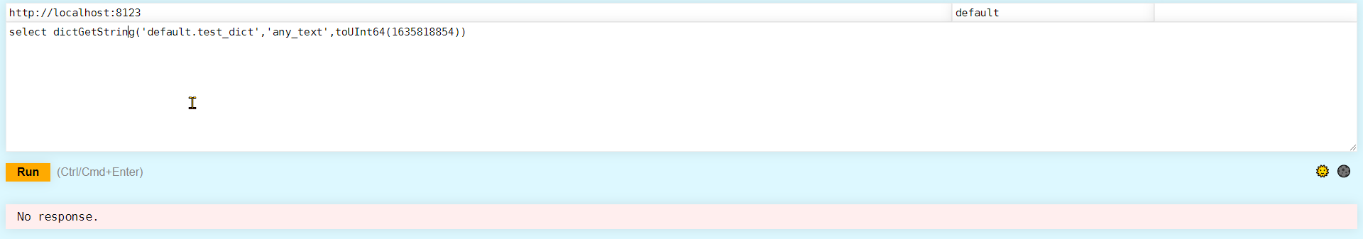 Fatal Error if use dictGetString with Nullable String · Issue #30980 · ClickHouse/ClickHouse ...
