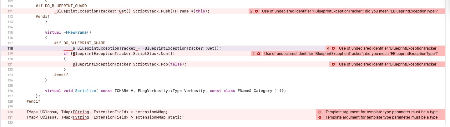 4.27.2版本Ureal引擎，编译iOS版本，LuaObject.cpp报错 · Issue #493 · Tencent ...
