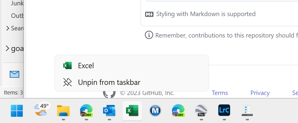 Context menu for applications pinned to taskbar (Win11 style) do not show MRU · Issue #2338 ...