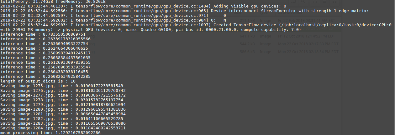 multiple image inference for mask-rcnn runs ~10x slower than faster-rcnn for the same image size ...