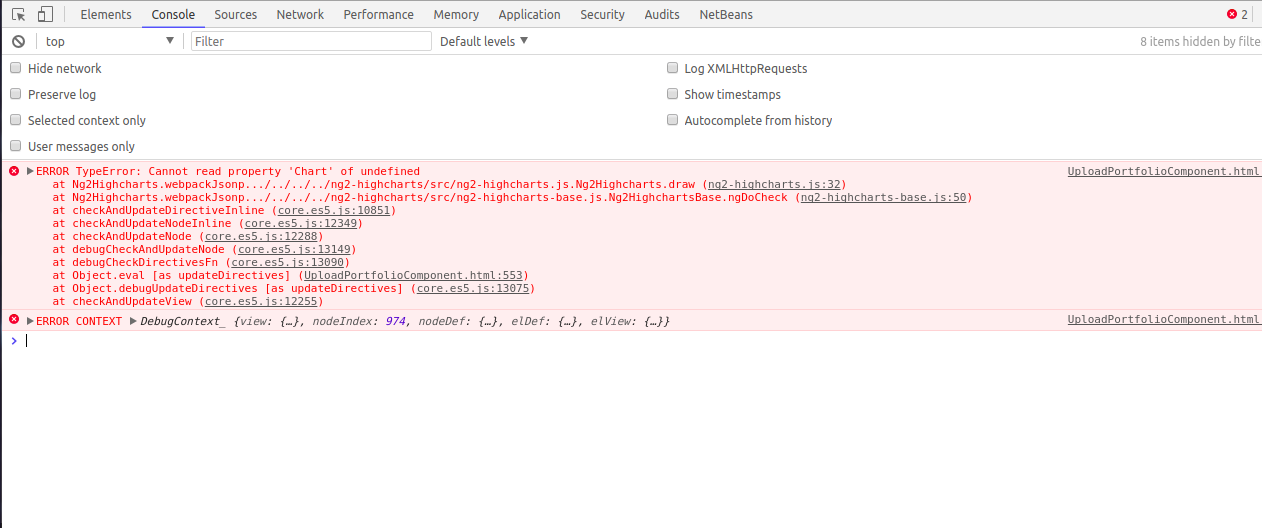 Cannot Read Property Chart Of Undefined · Issue 86 · Bigousng2 Highcharts · Github