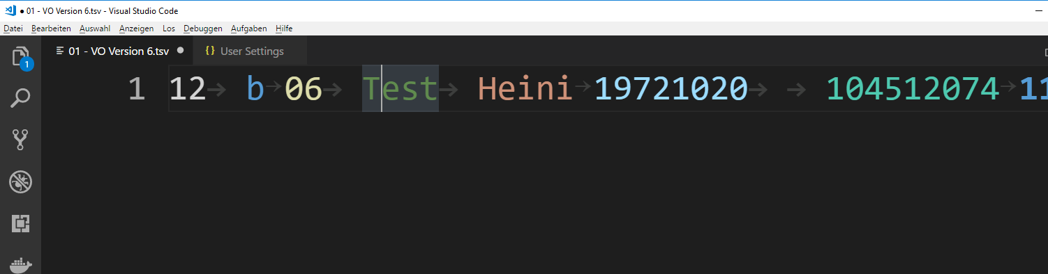 Wrong cursor position in a tsv (tab separated values) file · Issue #53490 · microsoft/vscode ...