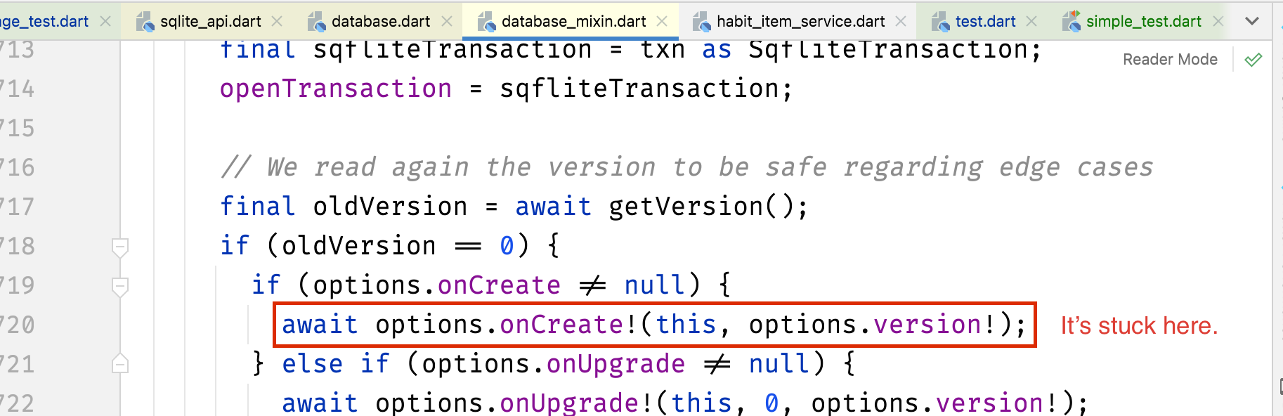 Sqflite Makes Flutter Integration Tests To Await Forever · Issue 841 · Tekartik Sqflite · Github
