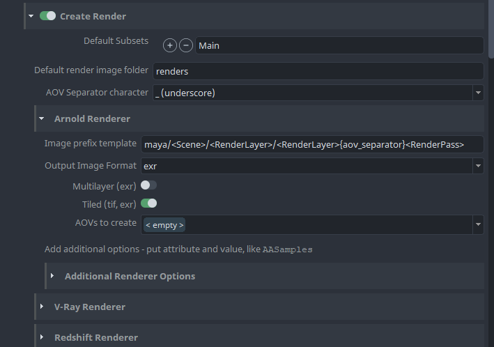 Maya: Disable rendering of all lights - Render Setup / Deadline · Issue #2241 · ynput/OpenPype ...
