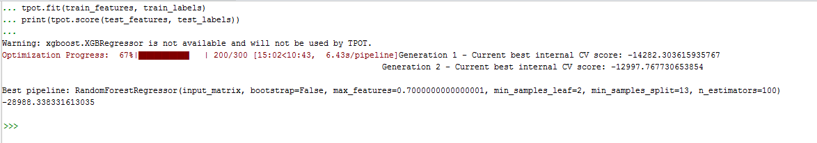 What is the problem TPOT score less than 0 · Issue #595 · EpistasisLab ...