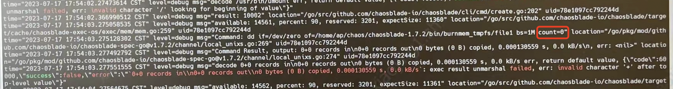 blade mem-load cache mode does not work · Issue #926 · chaosblade-io ...