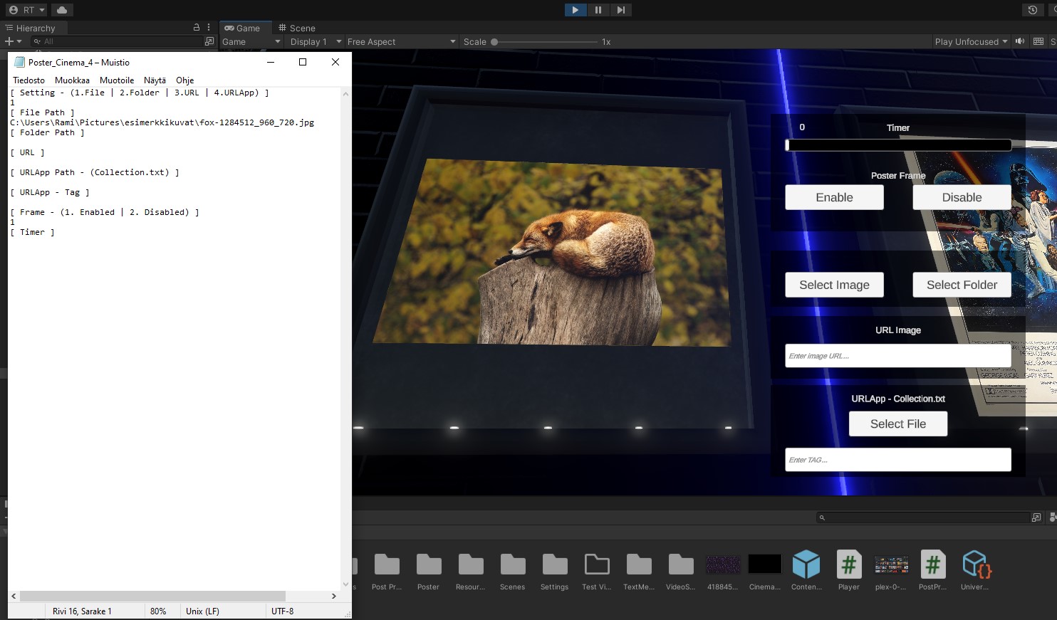 GitHub - ramitammela/MiniCinema3D: 3D Mini Cinema with Video Player ...