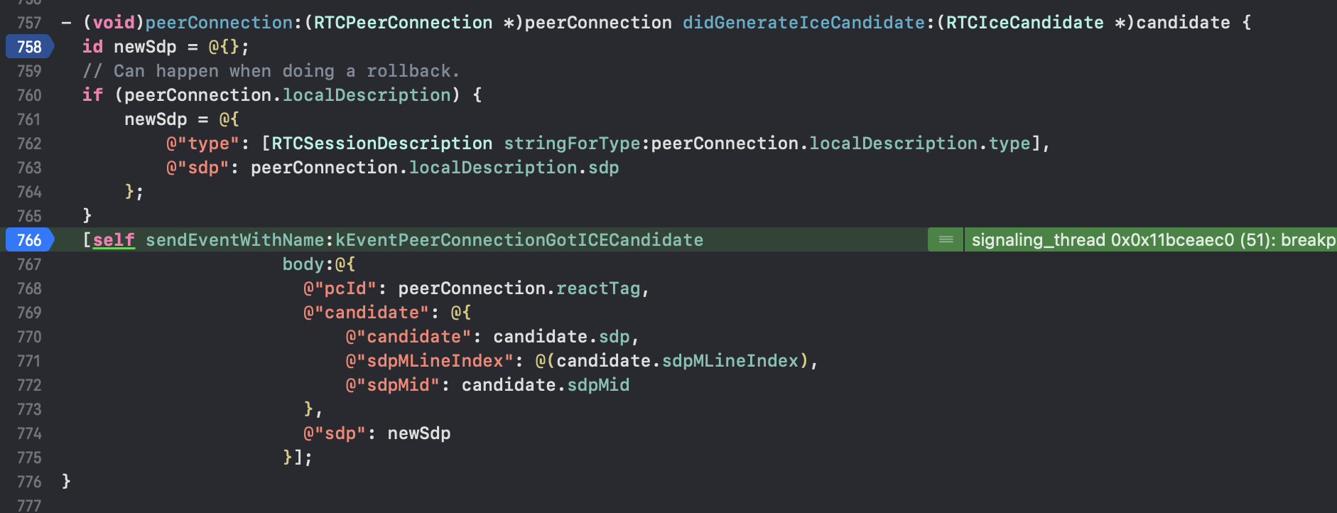 onicecandidate event not found · Issue #1286 · react-native-webrtc/react-native-webrtc · GitHub