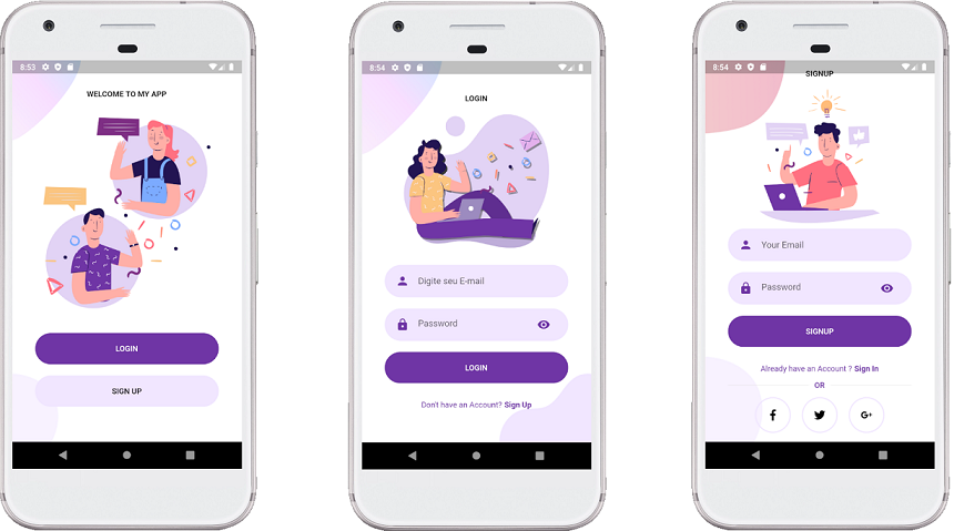 GitHub - dewa3233/flutter-auth: Welcome, Login, Signup Page - Flutter UI