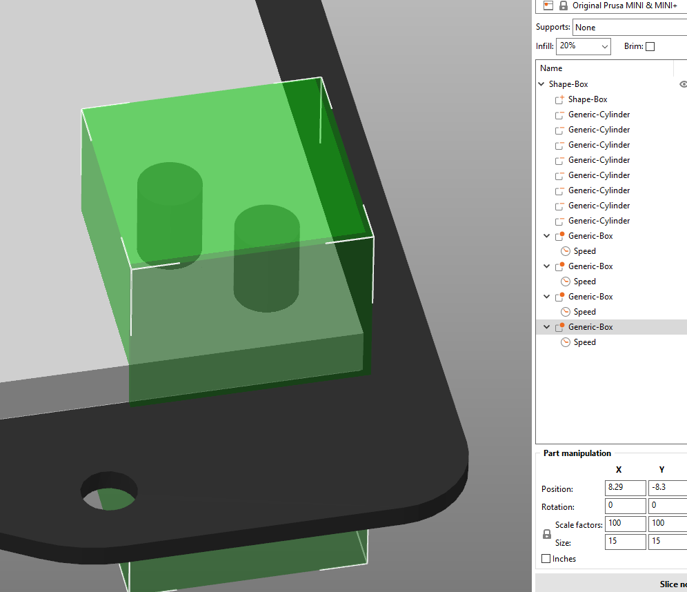 Speed Modifier doesnt apply properly on several sections · Issue #9094 · prusa3d/PrusaSlicer ...