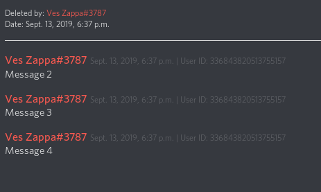 `!clean` command fails to upload first message to deleted messages API · Issue #413 · python ...