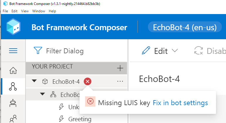 Composer should have an experience to create/select a LUIS authoring and prediction resource ...