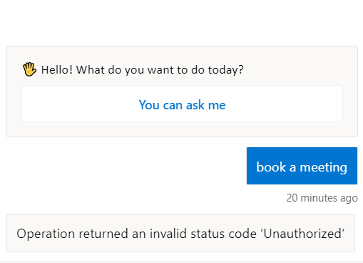 Enterprise Assistant - Error after publishing · Issue #960 · microsoft/botframework-components ...