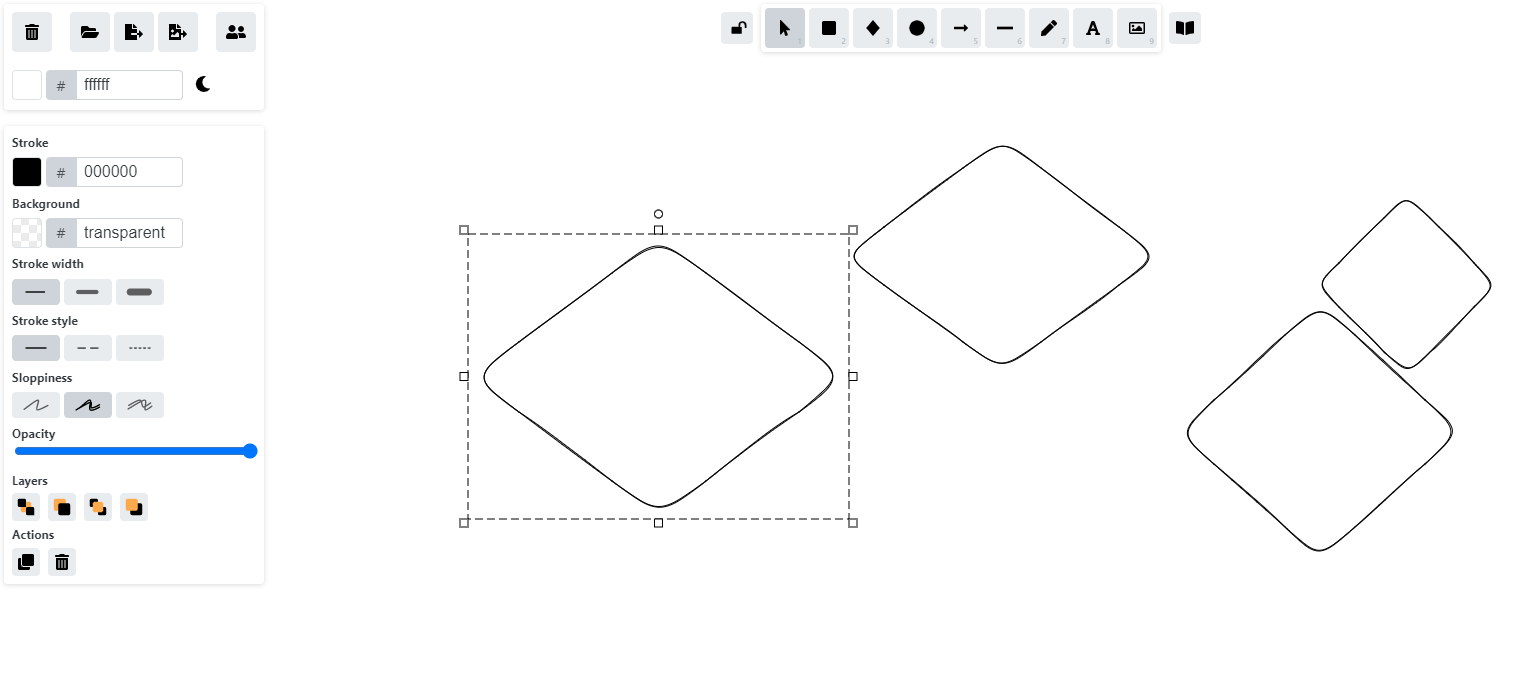Rhombus shape should allow rounded corners · Issue #4266 · excalidraw ...