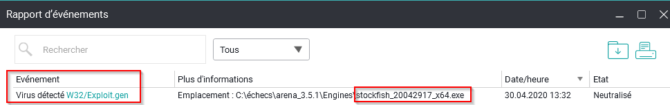 SF dev version detected as a Virus · Issue #2655 · official-stockfish/Stockfish · GitHub