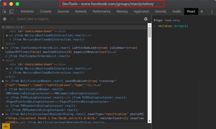 DevTools in production environment · Issue #15764 · facebook/react · GitHub