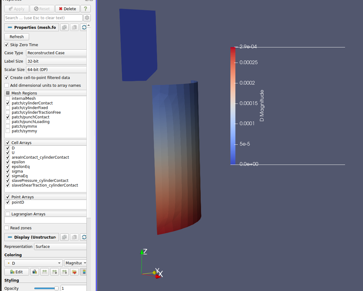 punch tutorial: inconsistency ? · Issue #48 · solids4foam/solids4foam · GitHub