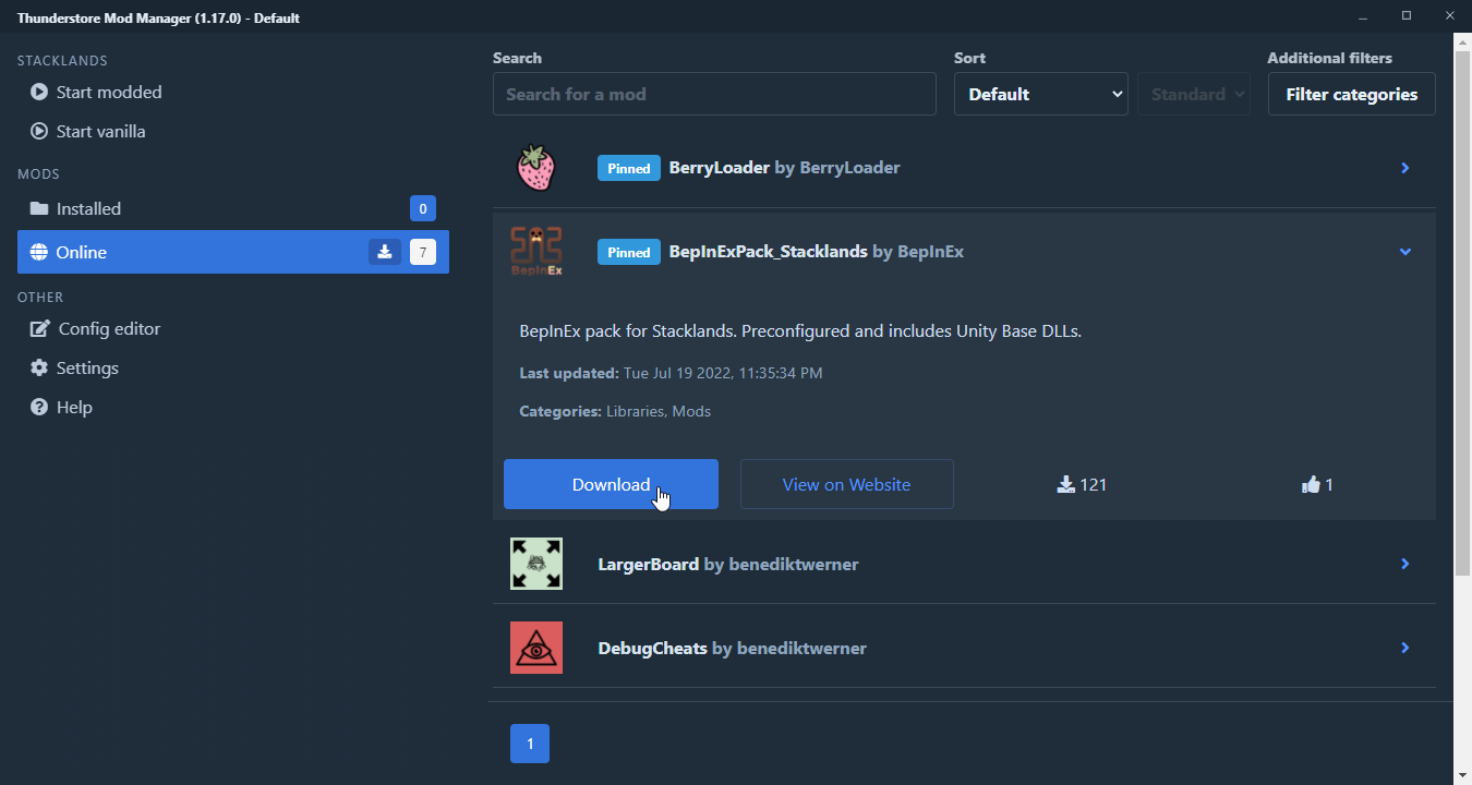 Installing mods - BerryLoader/BerryLoader GitHub Wiki