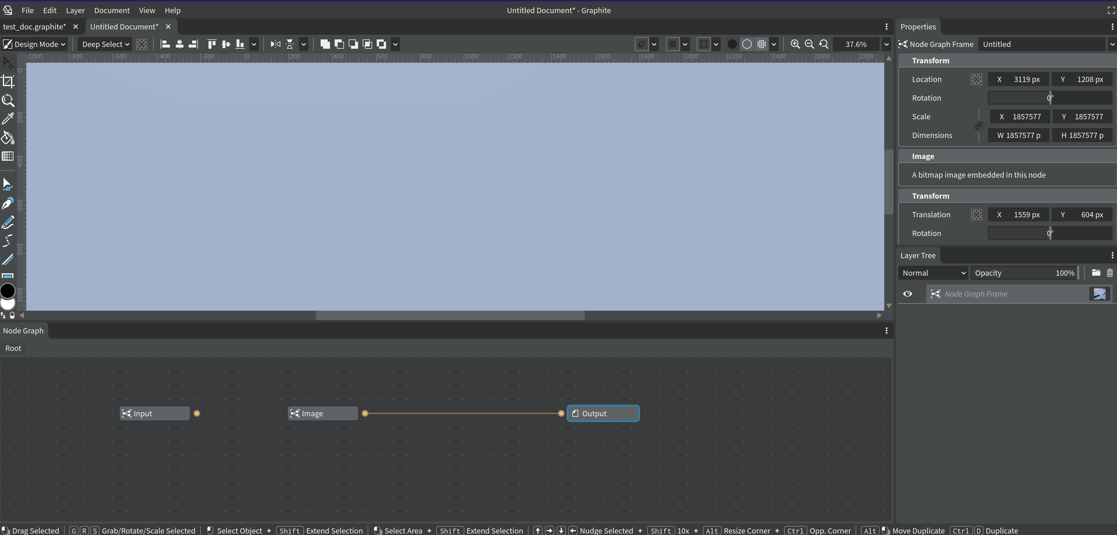 Drag-n-dropping a new image into a brand new document causes it to be imported with ...