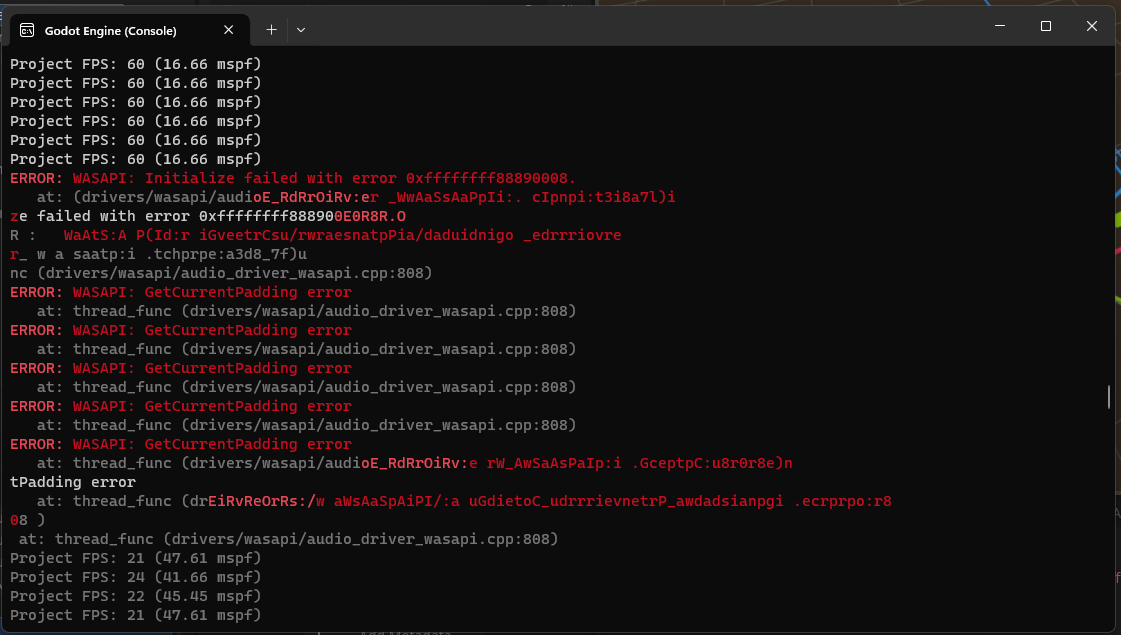 Error When Windows Goes To Sleep And Then Wakes Up Error Wasapi 2156