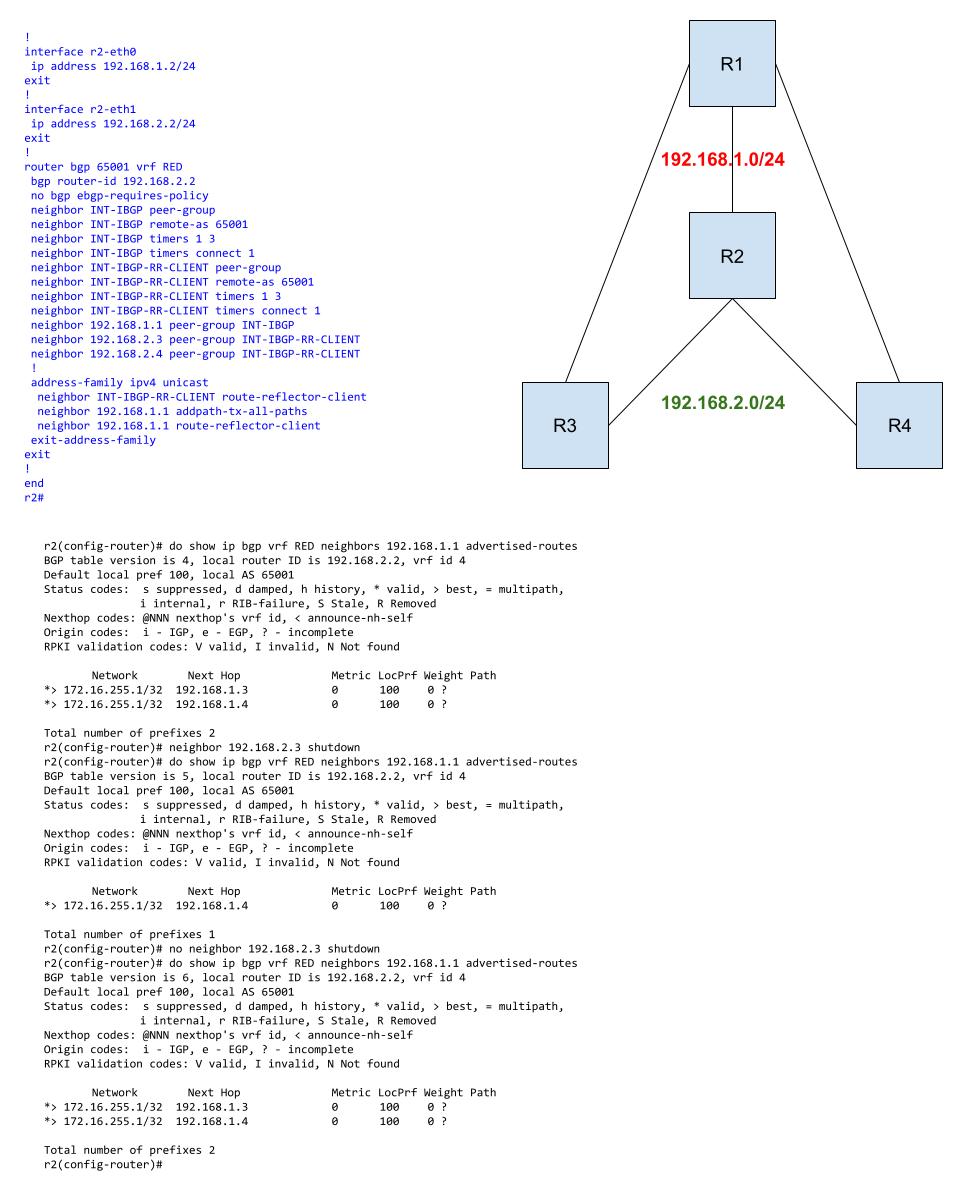 ECMP misbehavior (RIB out of sync) · Issue #12097 · FRRouting/frr · GitHub