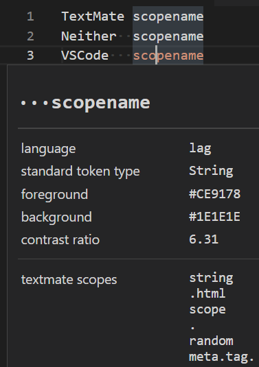 Vscodes Textmate Doesnt Support The Any Scope Selector `` In `injections` · Issue 179 8426