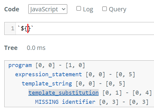 `nameddescendantforposition ` Can T Find 0 Width Node · Issue 1871 · Tree Sitter Tree Sitter