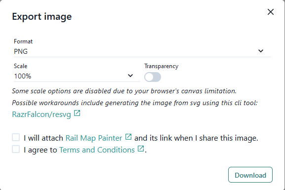 Disable scale options based on browsers limitations · Issue #393 · railmapgen/rmp · GitHub
