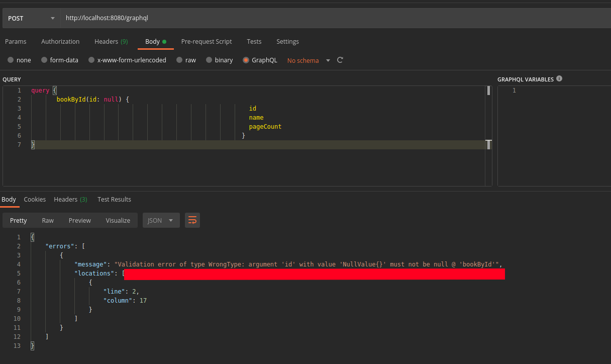 How To Override Query Validation Error Message · Graphql Java Graphql Java · Discussion 2866