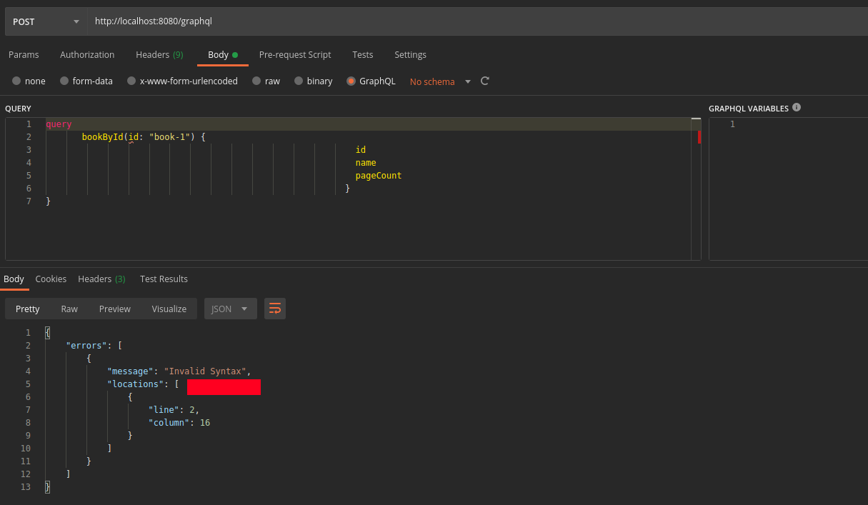 How To Override Query Validation Error Message · Graphql Java Graphql Java · Discussion 2866