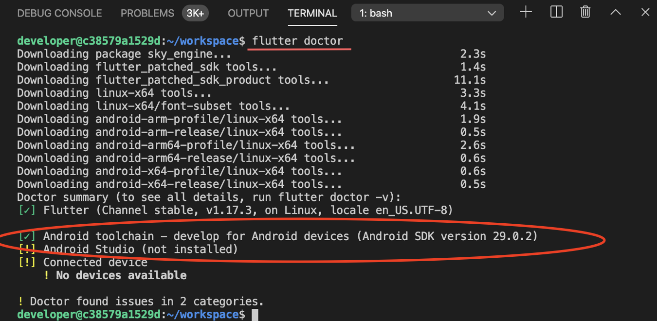 Android toolchain is not installing flutter docker in MBP M1 · Issue #5728 · docker/for-mac · GitHub