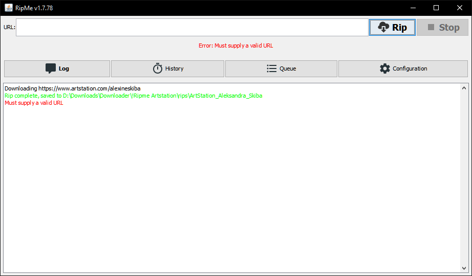 Artstation does not download anymore. · Issue #1208 · RipMeApp/ripme · GitHub