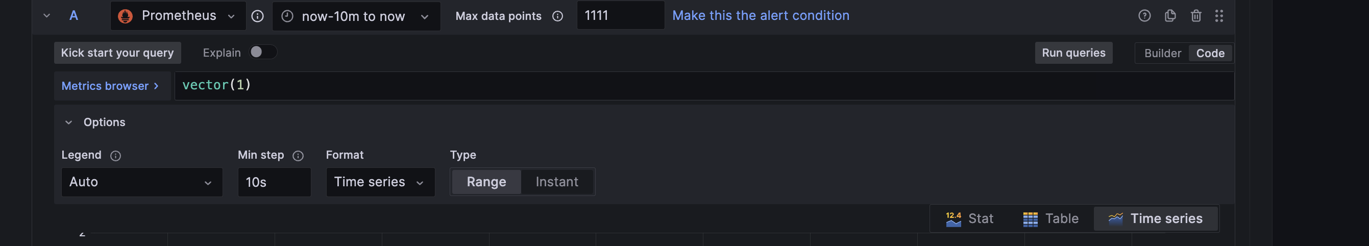 Add query options per QueryRow · Issue #36336 · grafana/grafana · GitHub