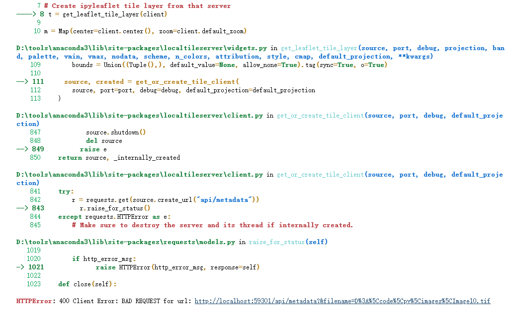 can't add local raster file in windows · Issue #162 · banesullivan/localtileserver · GitHub