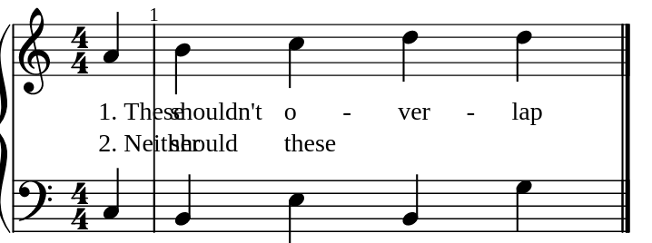 Lyrics overlap with anacrusis · Issue #1132 · opensheetmusicdisplay ...