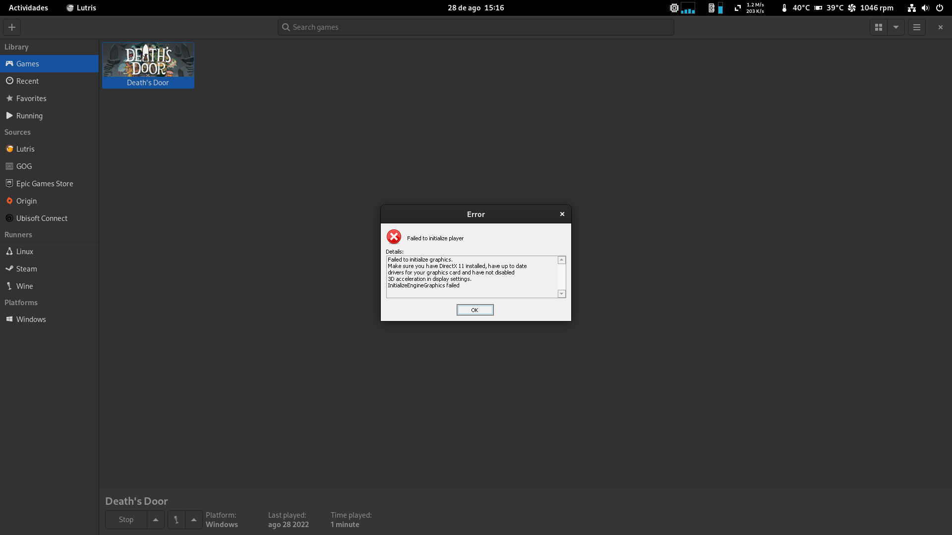 [Flatpak] No vulkan on wine games · Issue #4454 · lutris/lutris · GitHub