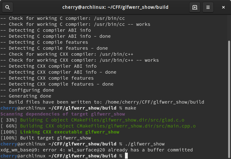 error 4: wl_surface@20 already has a buffer committed · Issue #1492 ...