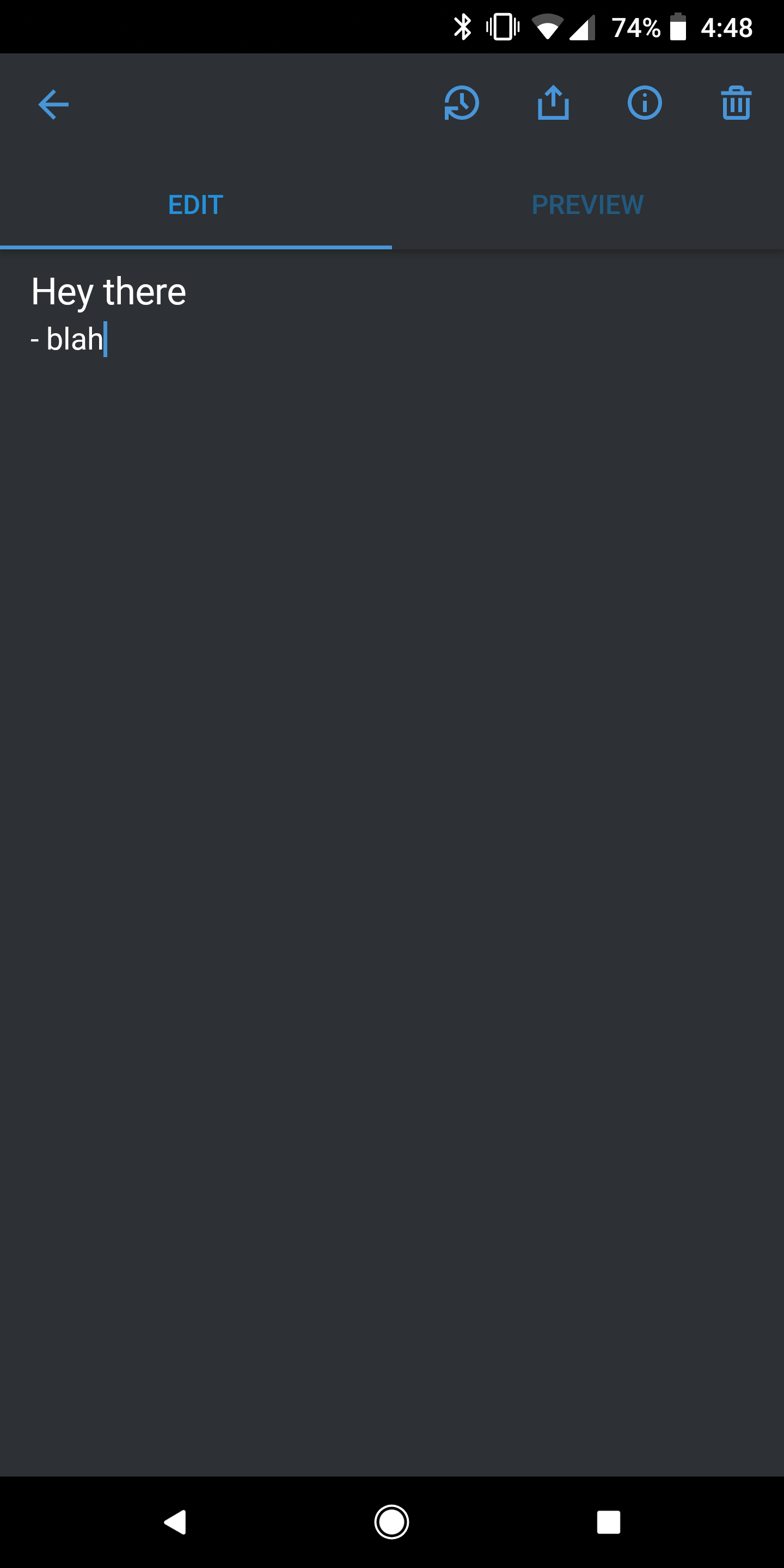 Bullet Point Markdown Needs a Space On First Line · Issue #30 · Automattic/Simplenote-United ...
