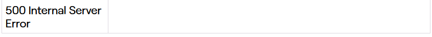 Multiple endpoints indicate response code 500 without stating what it means · Issue #715 ...
