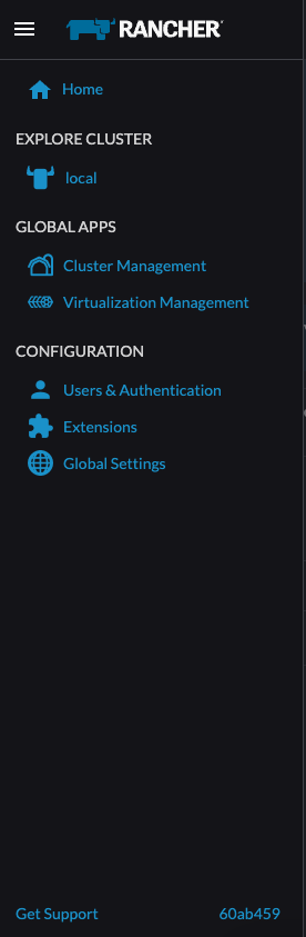 The "Continuous Delivery" doesn't show in the menu · Issue #7616 · rancher/dashboard · GitHub
