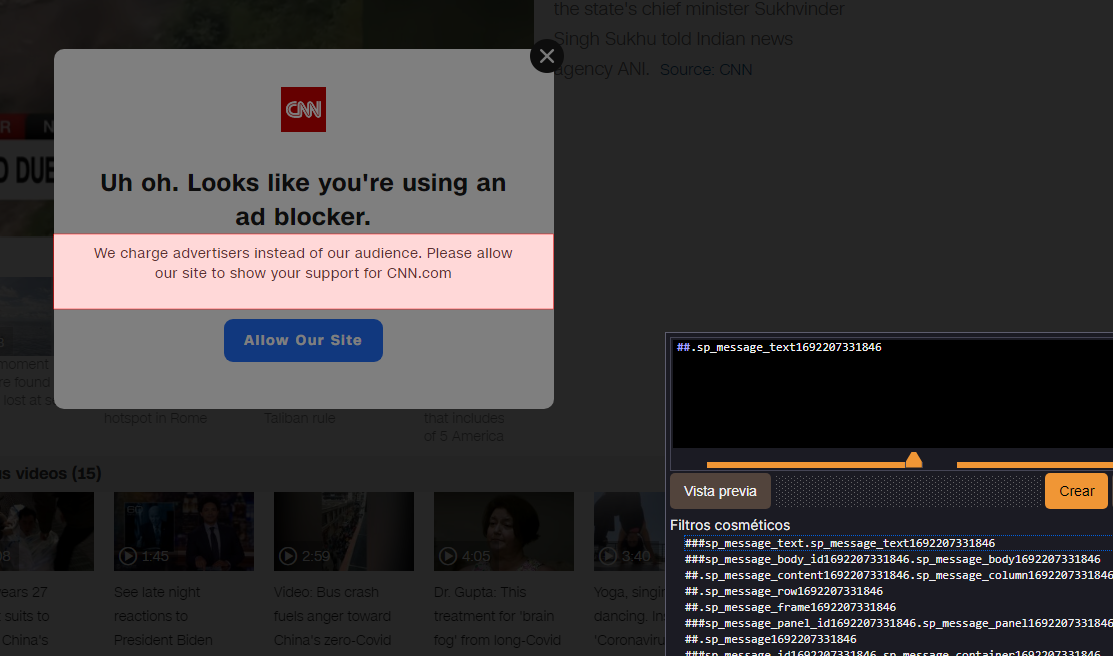 cnn.com: detection · Issue #19370 · uBlockOrigin/uAssets · GitHub