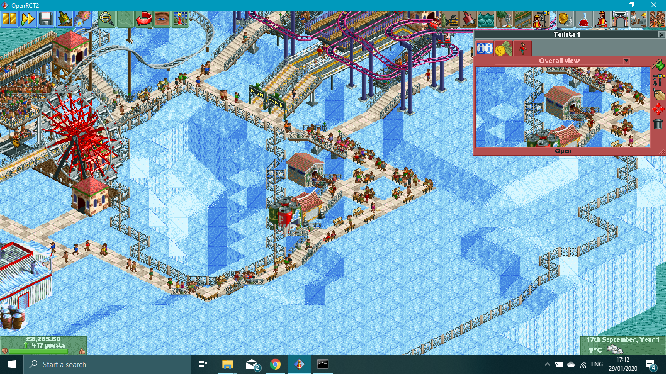 peeps unable to use uphill paths out of toilets · Issue #10634 · OpenRCT2/OpenRCT2 · GitHub
