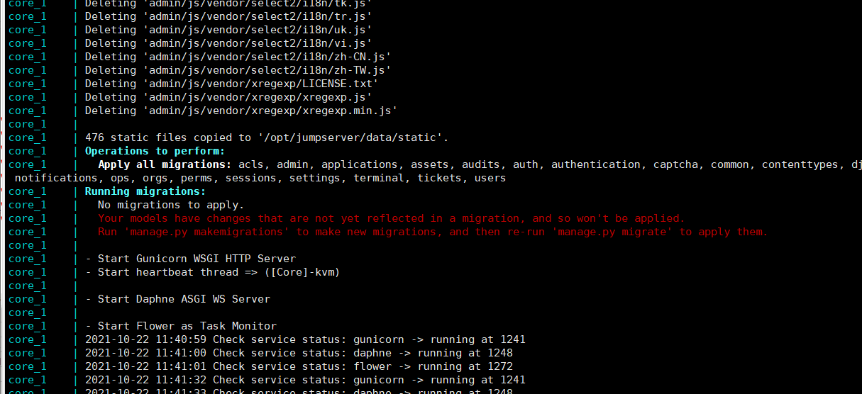 [Bug] jumpserver安装后启动失败 · Issue #7053 · jumpserver/jumpserver · GitHub