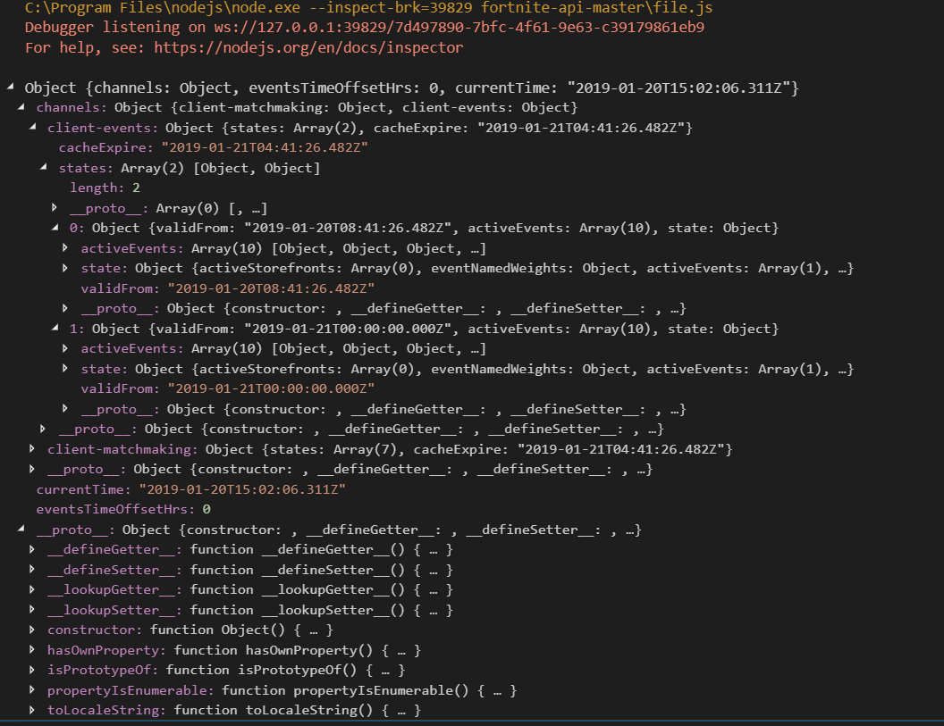 Not working(Event Flag/shop/etc...) · Issue #169 · qlaffont/fortnite-api · GitHub