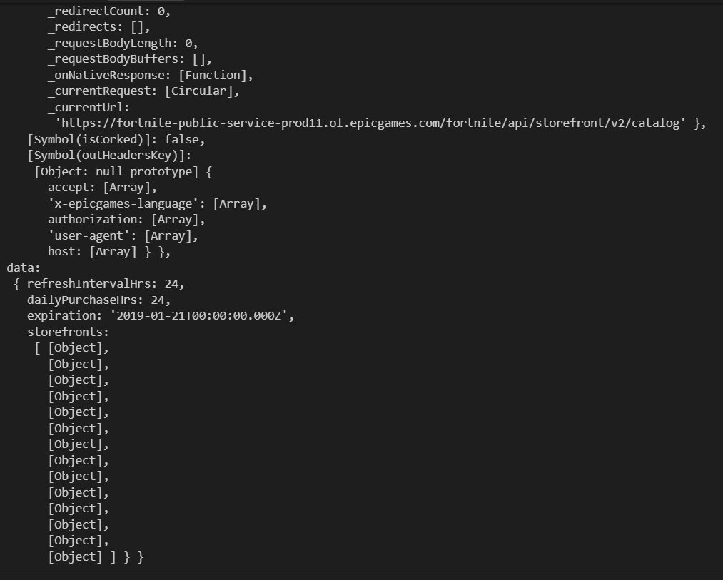Not working(Event Flag/shop/etc...) · Issue #169 · qlaffont/fortnite-api · GitHub